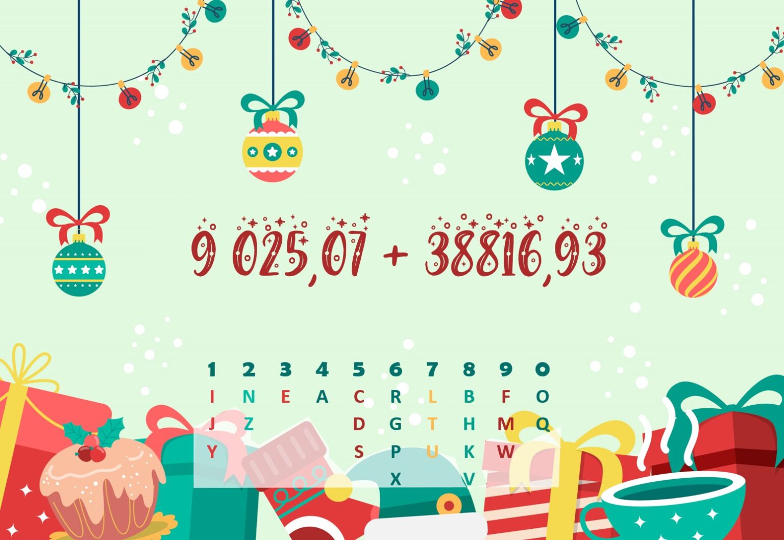 Calendrier de l'Avent du calcul - Charivari à l'école